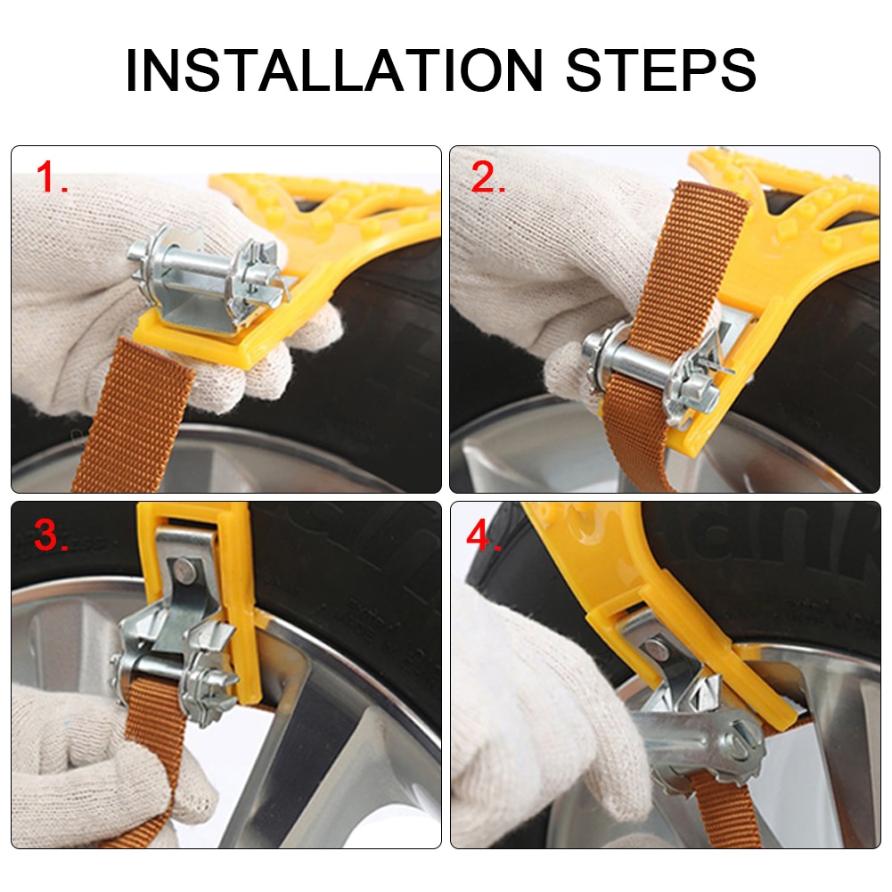 1pcs/set Tire Wheel Chain Anti-slip Emergency Snow... – Grandado