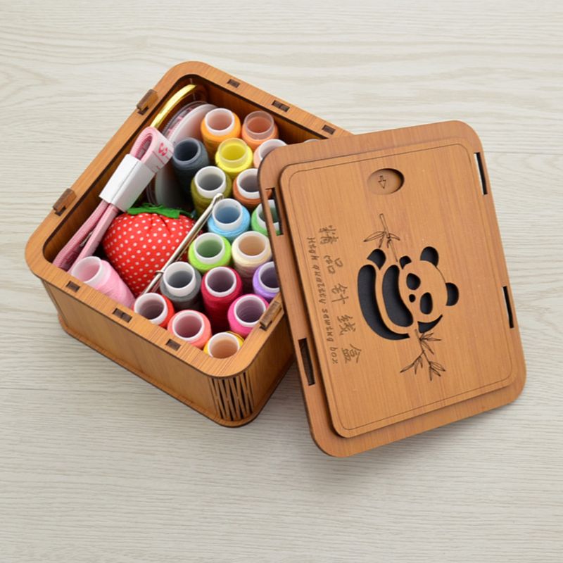 24 Colors Portable Sewing Thread Needles Tools Kit... – Vicedeal