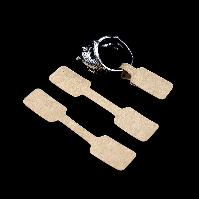 Sticky Small Blank Kraft Brown Paper Sticker Label... – Grandado