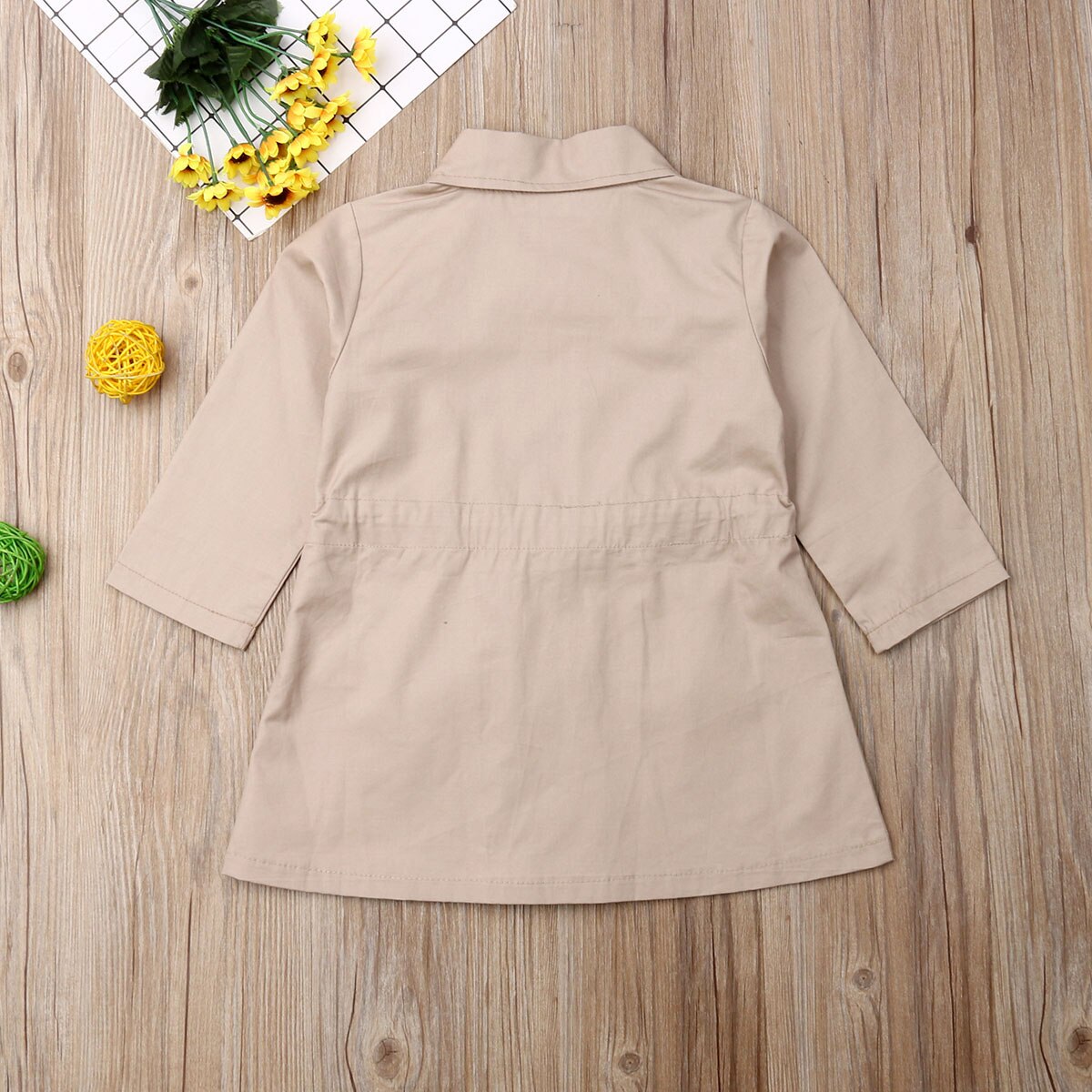 2-7T Little Girls Spring Autumn Trench Kids Girl L... – Vicedeal