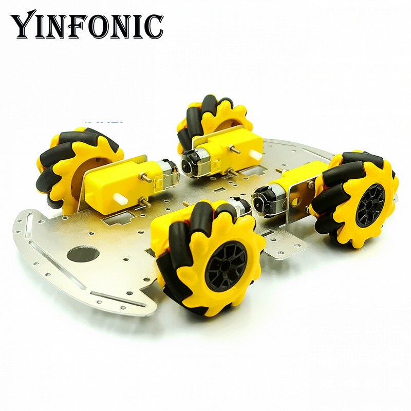 Mecanum rad aluminium legierung auto chassis ultra... – Vicedeal