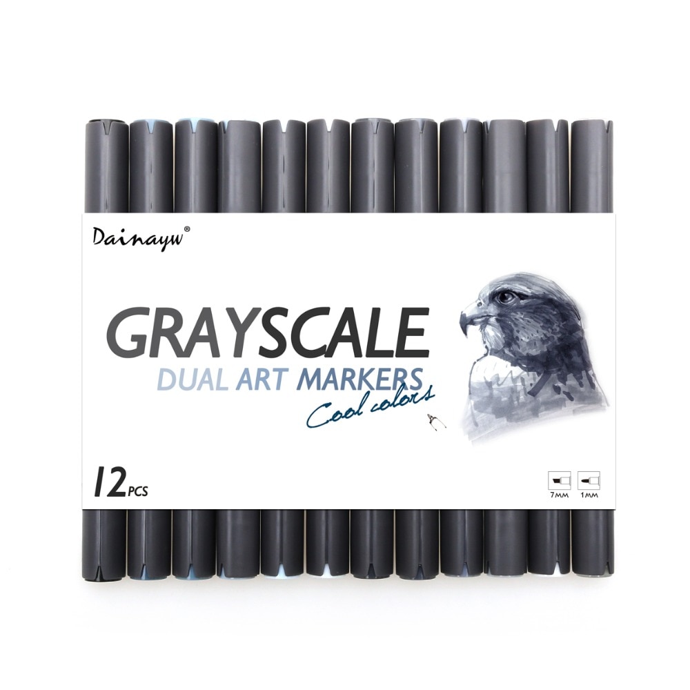 STA 12 Cool Grey Colors Art Markers Grayscale Arti... – Grandado