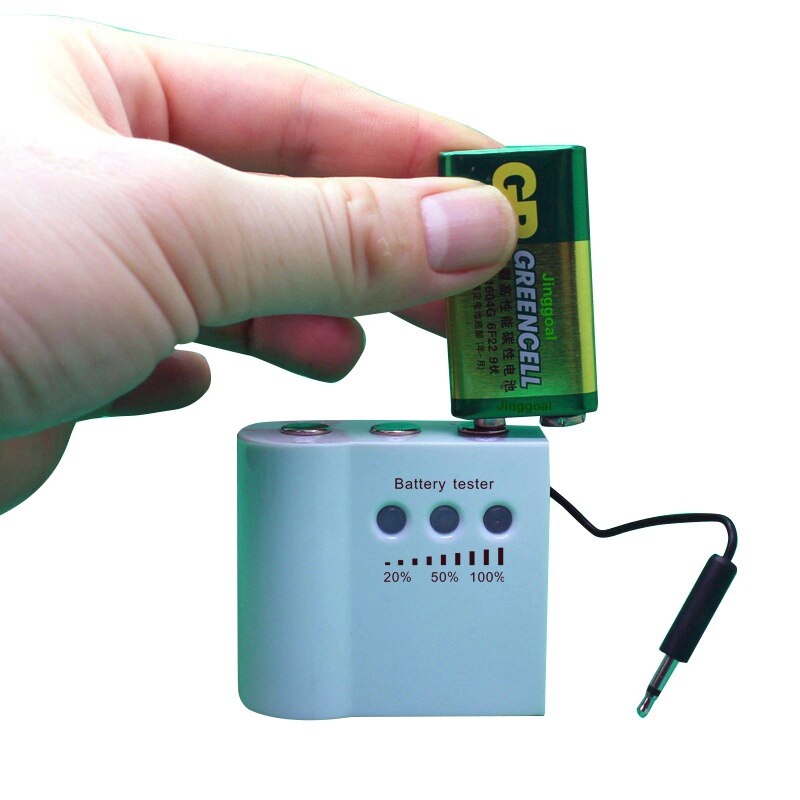 AA battery capacity tester AAA LED light 1.5V 3V 9... – Vicedeal