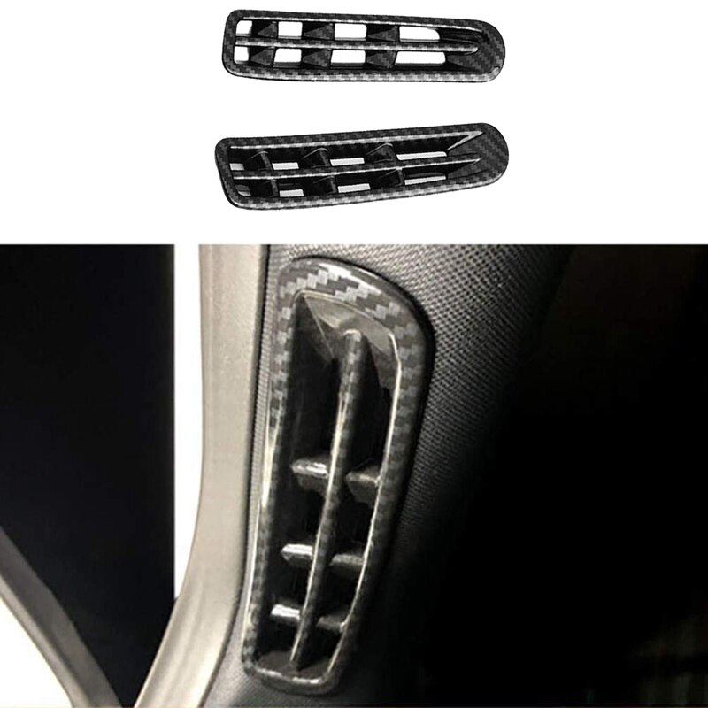 Car ABS Carbon Fiber Front Column Air Outlet Cover... – Grandado