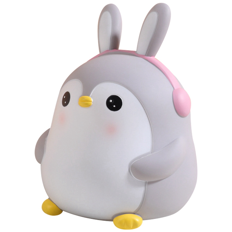 Penguin Piggy Bank Resin Crafts Decorations Home D... – Vicedeal