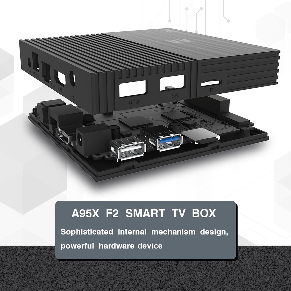 A95X F2 Network TV Box S905X2 Android 9.0 TV BOX 4... – Vicedeal
