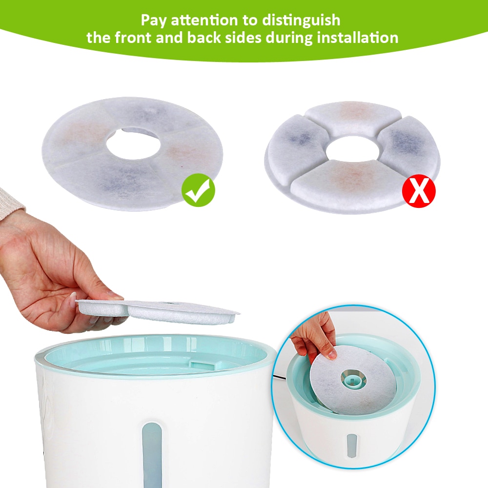 4 Pcs Kat Fontein Filters Activated Carbon Filter ... – Grandado