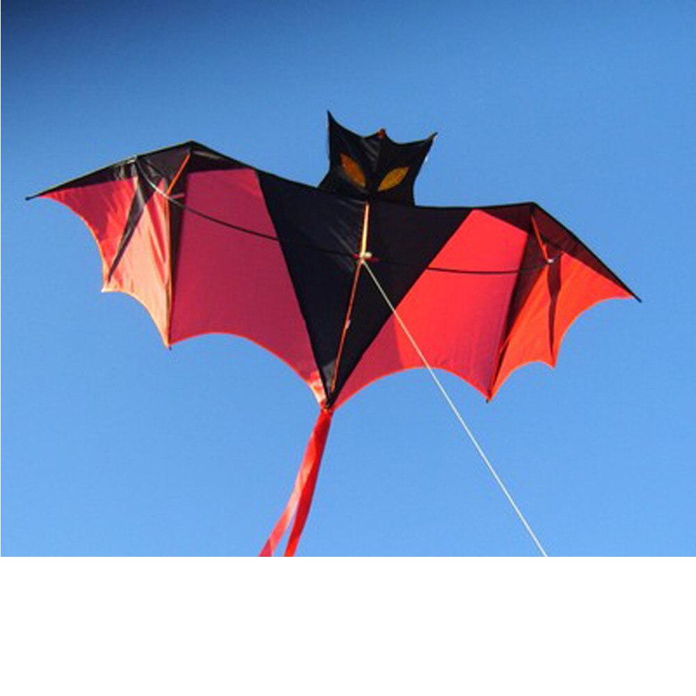 1.8m 70in Vampire Bat Kite Red Easy To Fly Kids Ki... – Grandado