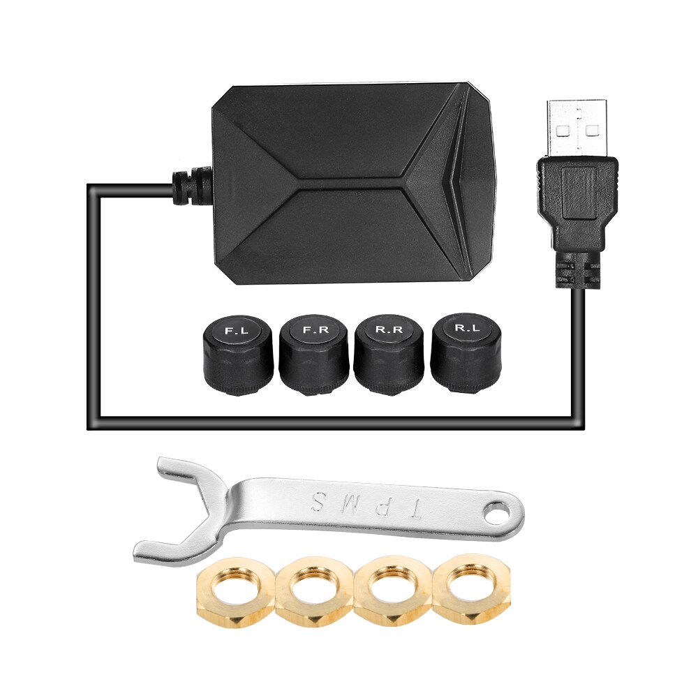 USB Tire Pressure Monitoring System Auto TPMS Voor... – Grandado