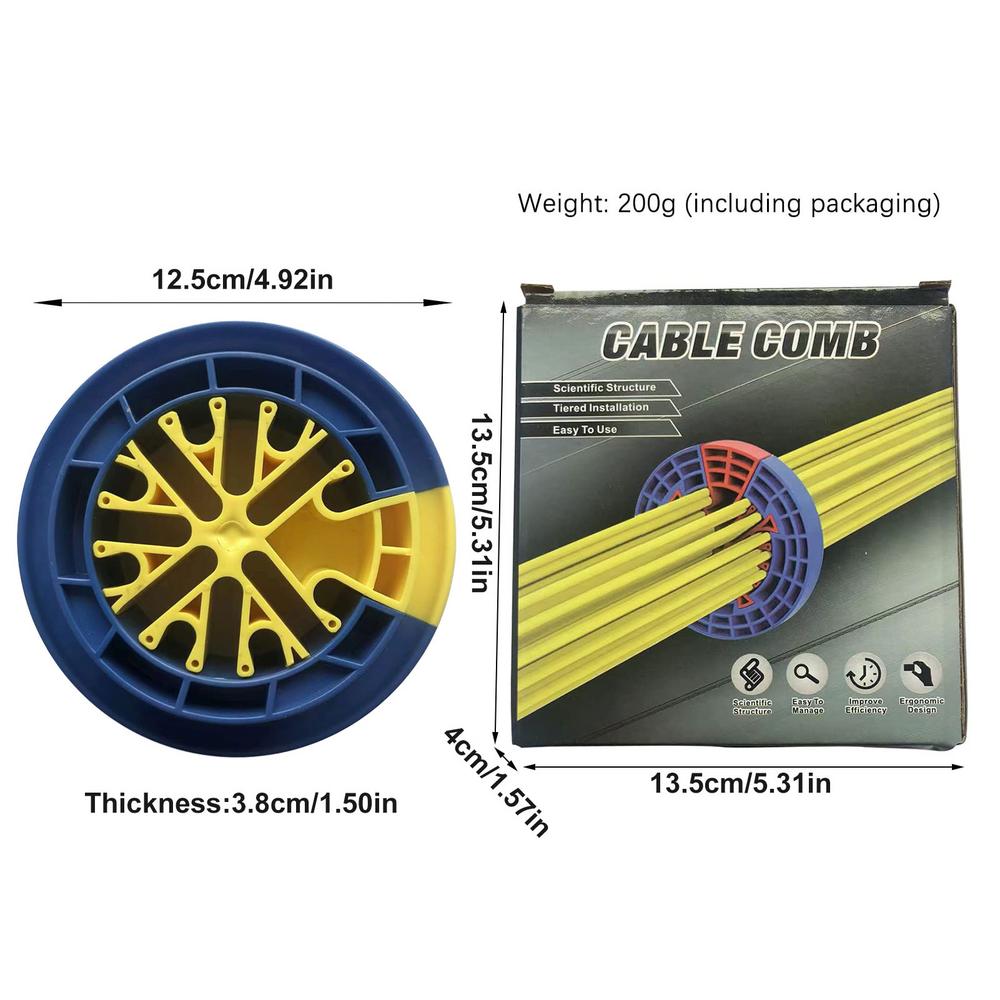 Cable Management Comb Tool Dresser Bundler Organiz... – Grandado