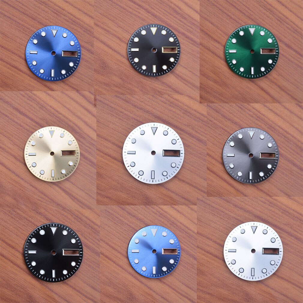 28.5mm Luminous Dial Fit NH36 NH36A Movement Watch... – Grandado