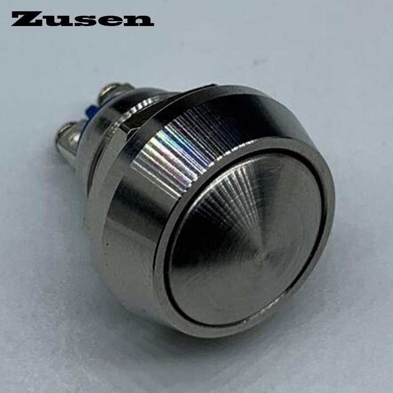 Zusen 12mm (ZS12B-10/S) stainless steel push butto... – Grandado