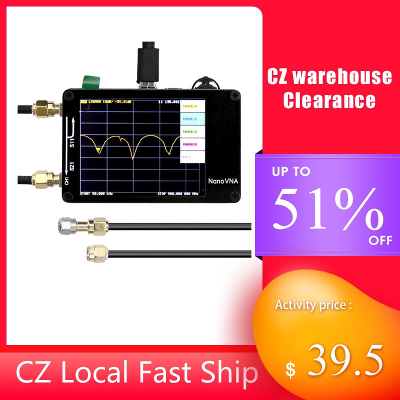 Handheld Vector Network Analyzer 50KHz-900MHz Digi... – Vicedeal