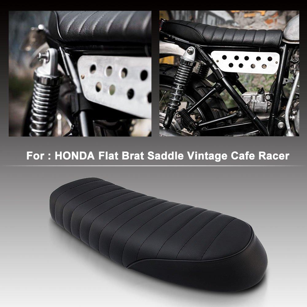 1pc Motorcycle Saddle Cafe Racer Seat Flat Brat Vi... – Vicedeal