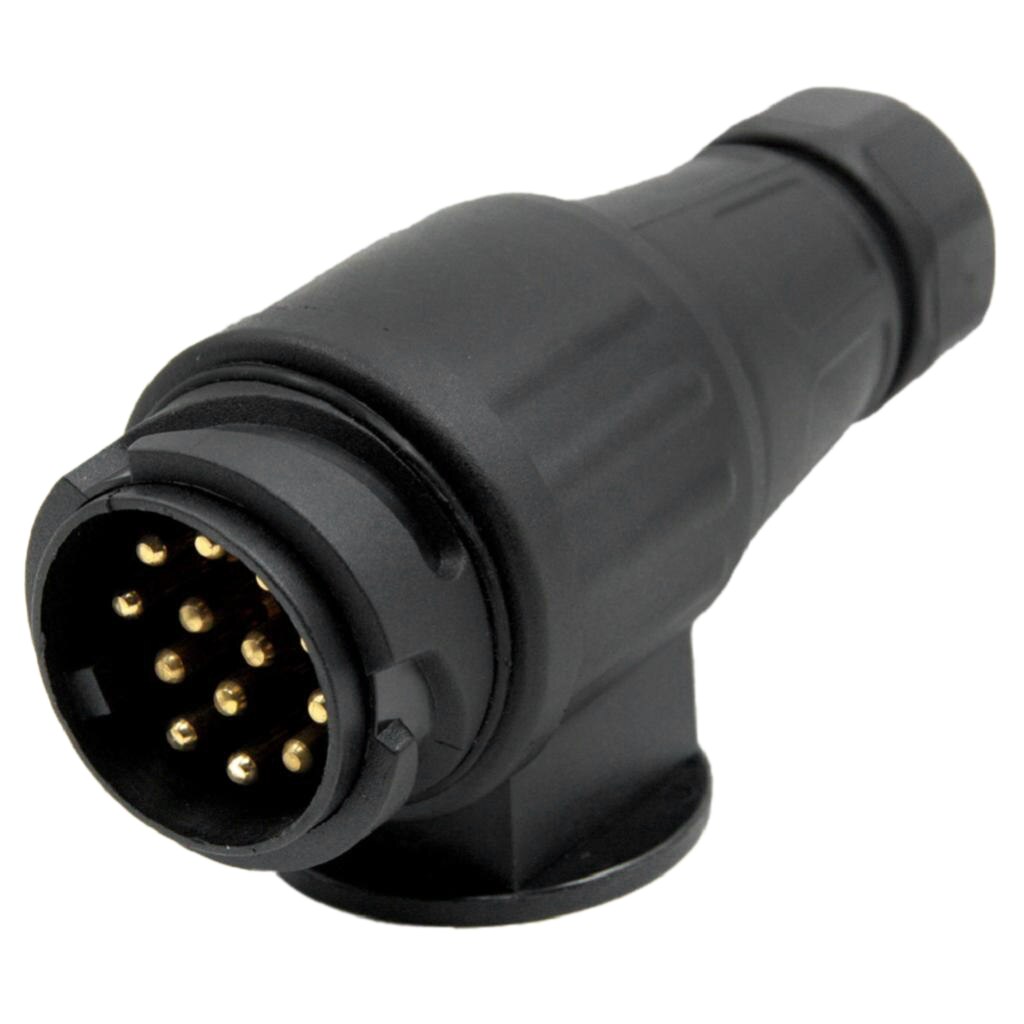 Round 13 Way Pin Trailer Boat RV Light Plug Connec... – Vicedeal