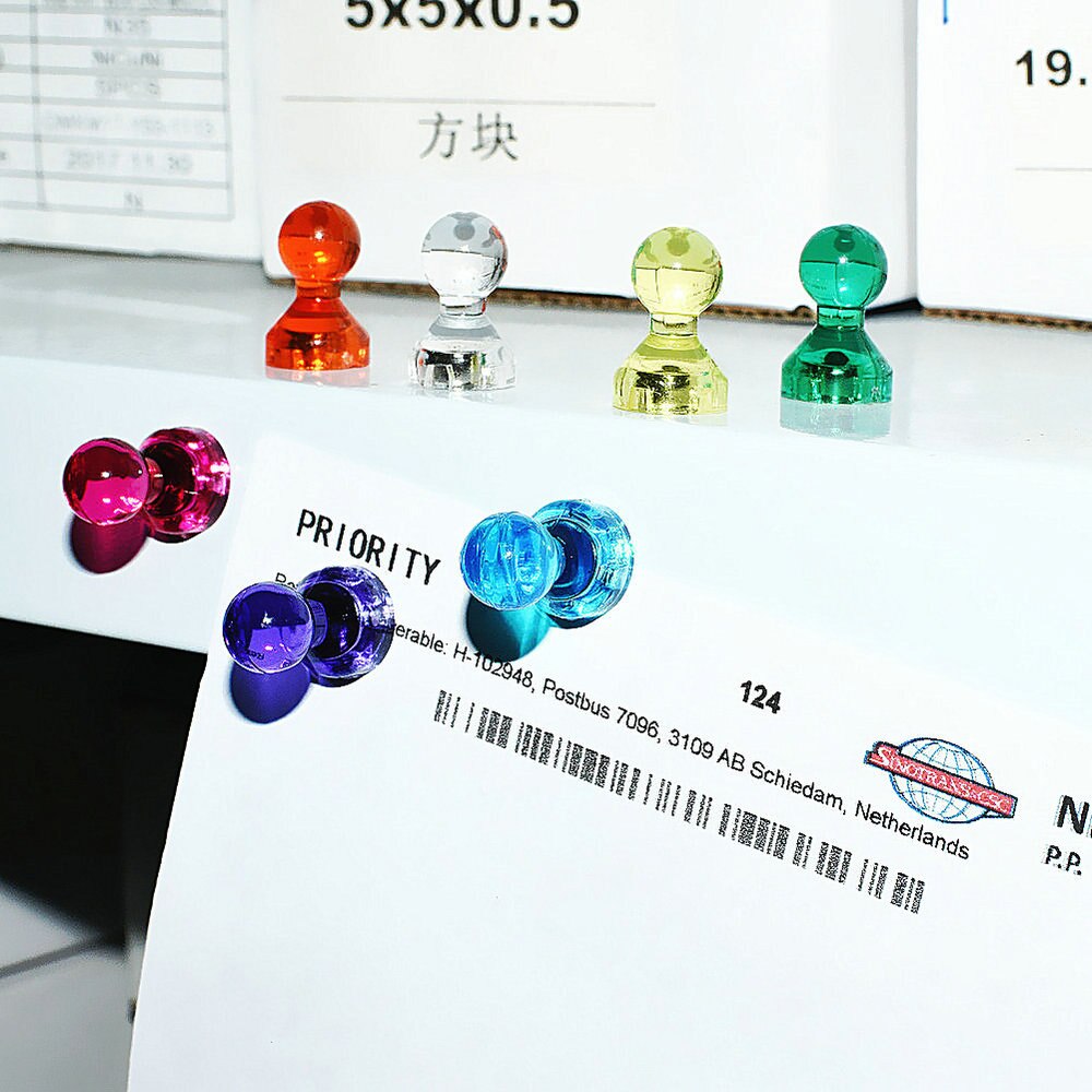 Transparent Drawing Pin 7 Colors Available NdFeB m... – Grandado