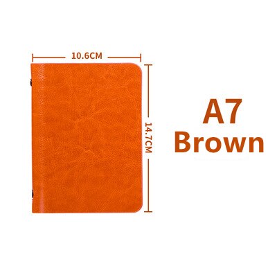 A7 Mini Pocket Losbladige Notebook Lederen Cover D... – Vicedeal