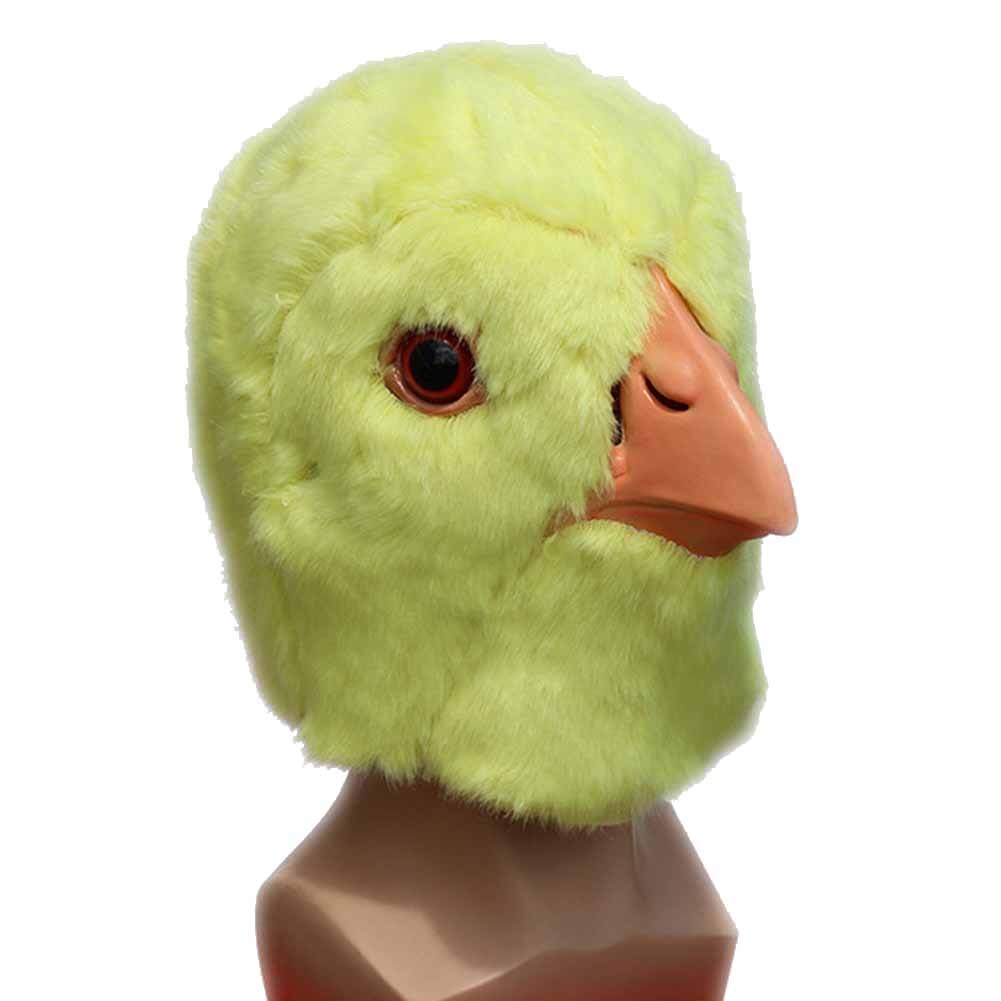 Kip Pluche Masker Niet Giftig Latex Halloween Mask... – Grandado