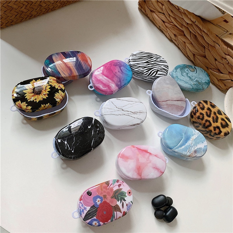 Luxury Marble Leopard Floral Earphone Case For Xia... – Vicedeal
