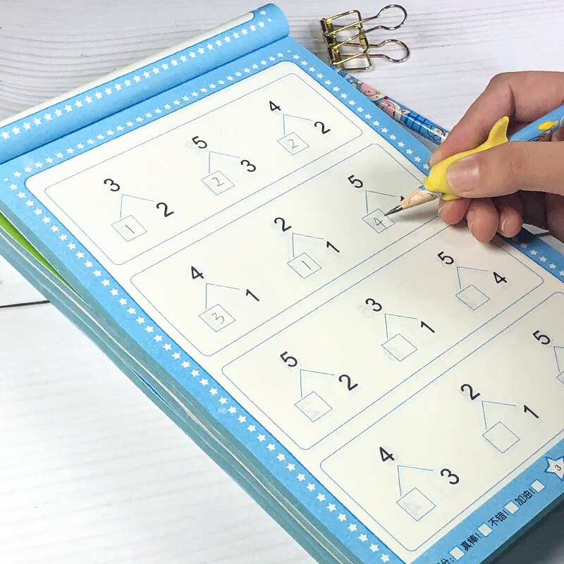 4 Books Children Mathematics exercises Book Learni... – Vicedeal