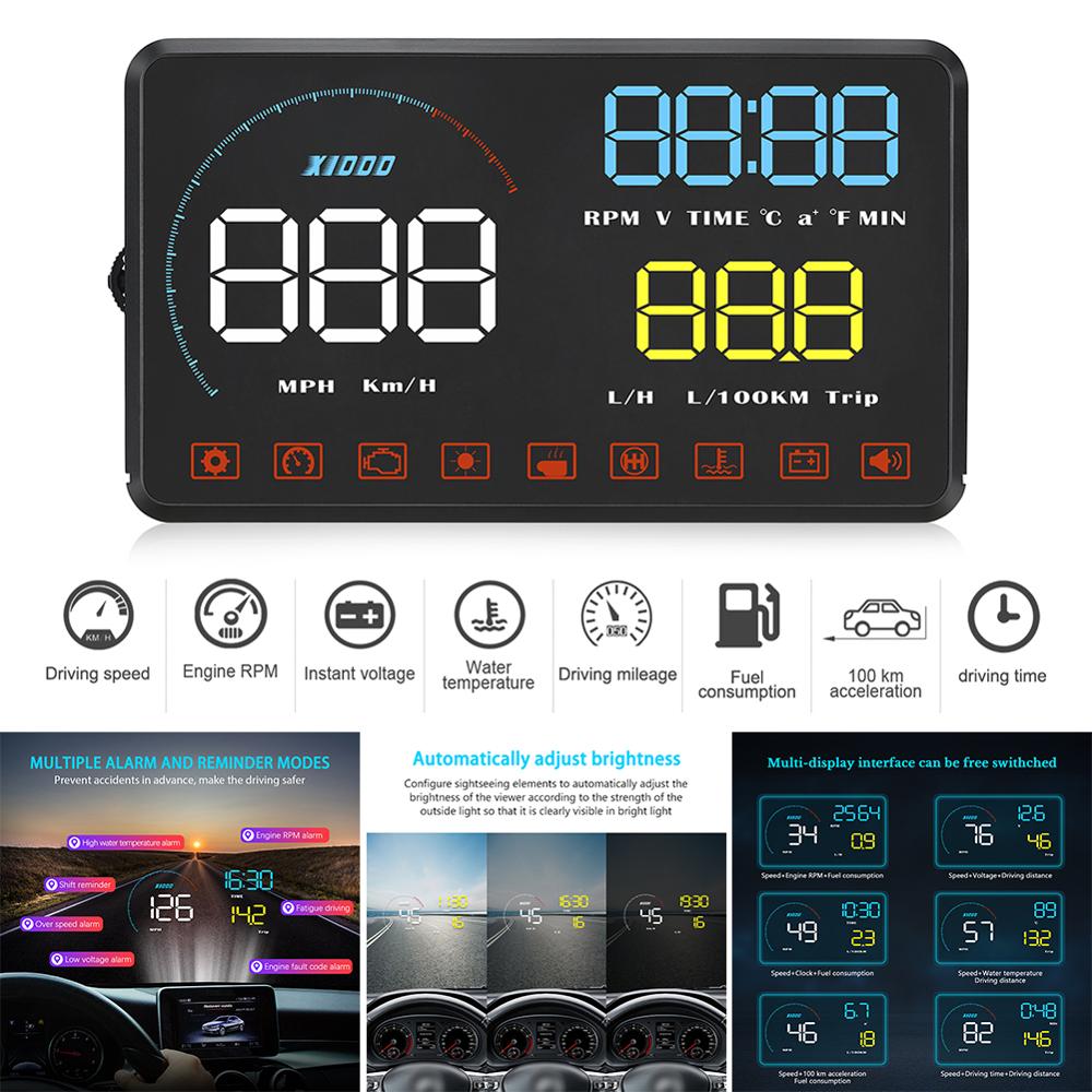 Automotive HUD Head-up Display OBD2 Fault Code Eli... – Vicedeal