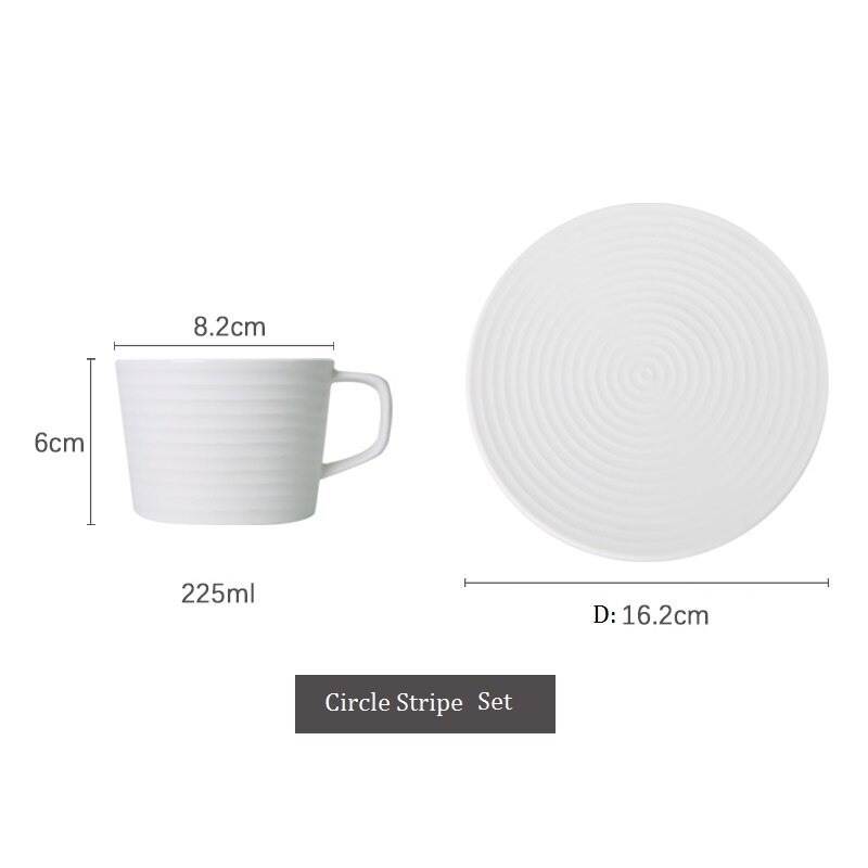 Nordic Retro Europe Style Procelain Coffee Set Tea... – Grandado