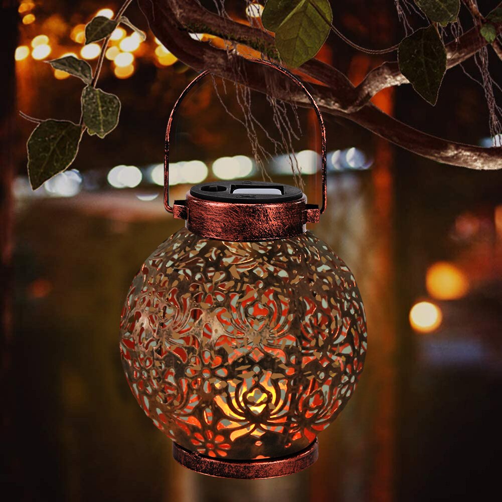 Vintage Solar Lamp Solar LED Lantern Outdoor Garde... – Grandado