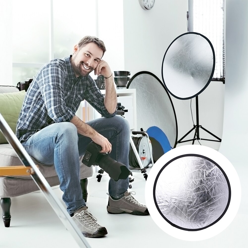 Portable Photography Reflector 2 in 1 Photo Light ... – Vicedeal