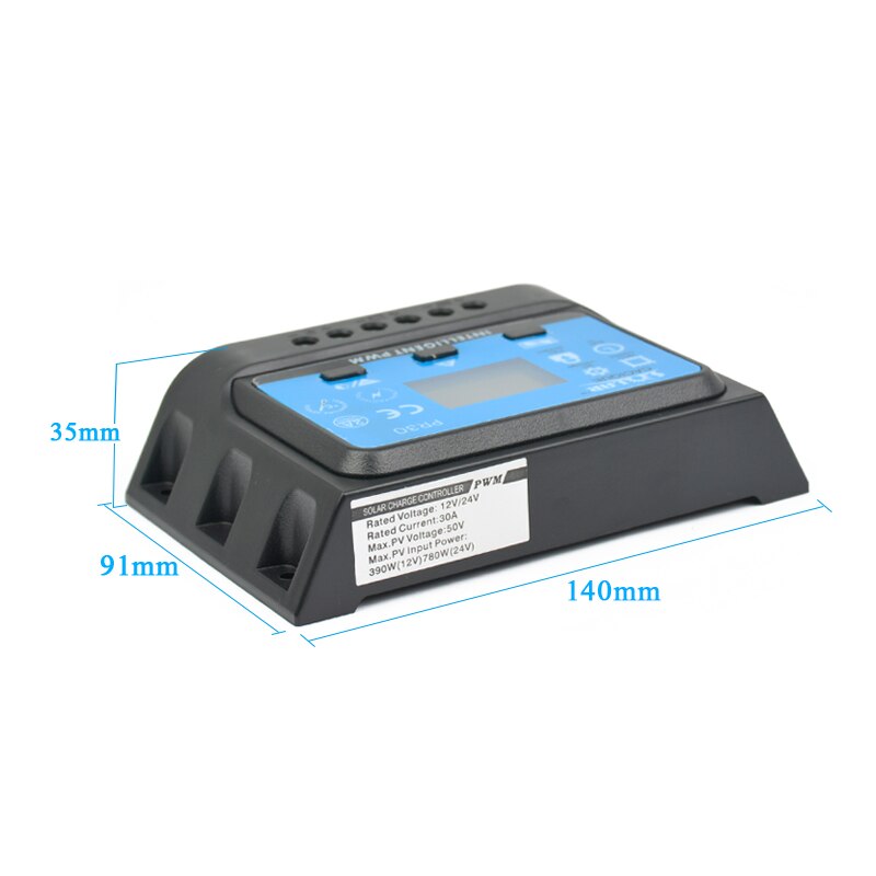 Sunyima solar charge controller 12v 24v 10a 20a 30... – Vicedeal