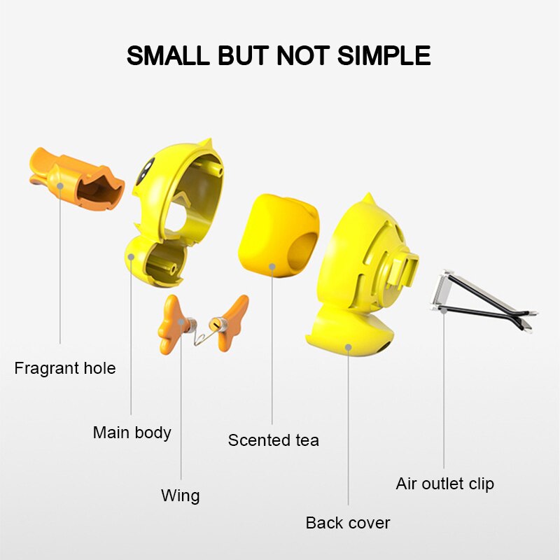 Car Aromatherapy Diffuser Cute Flying Duck Cartoon... – Grandado