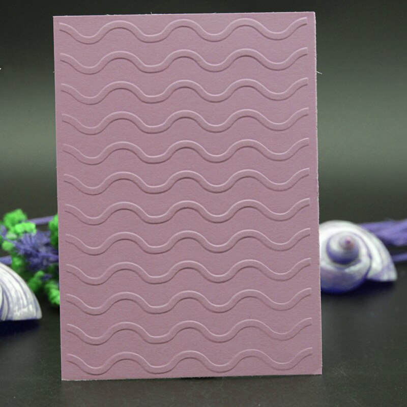 Wave Border Line Plastic Template Craft Card Makin... – Grandado