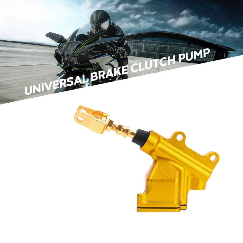 Universal CNC Motorcycle Rear Foot Brake Master Cylinder Hydraulic ...