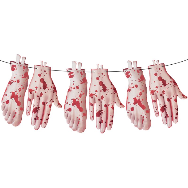 Halloween Bloody Banners Paper Horror Knives Blood... – Vicedeal