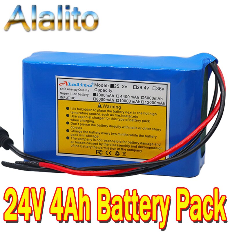 High capacity 6s2p 24V 4Ah 18650 li-ion battery pa... – Vicedeal