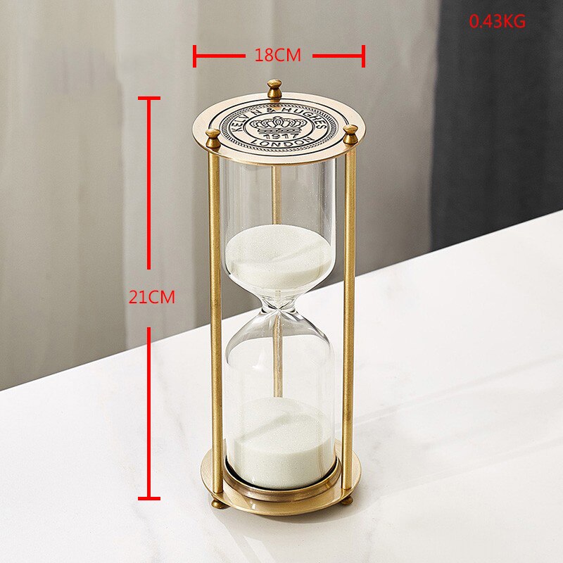 European Retro Globe Hourglass Sand Timer Metal Ho... – Vicedeal