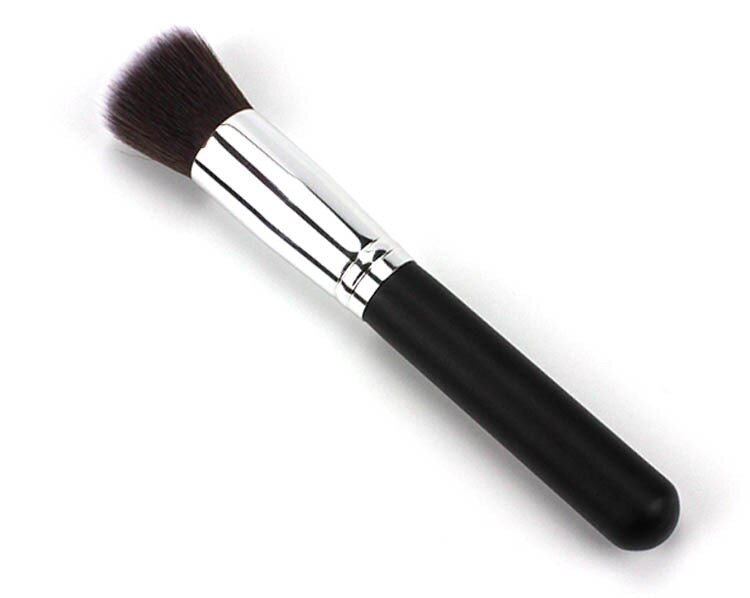 Brocha de maquillaje negra, 187 fibra Duo, estippl... – Grandado