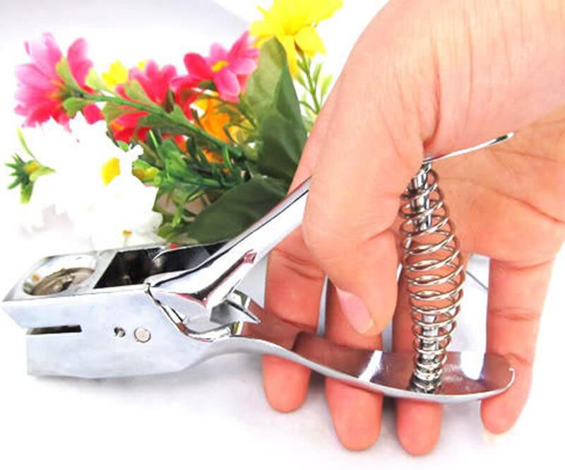 Silver Leather Hole Puncher Plier Metal Hand Slot ... – Grandado