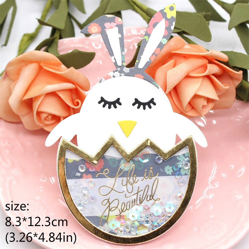 KSCRAFT Easter Egg Shaker Metal Cutting Dies Stenc... – Vicedeal