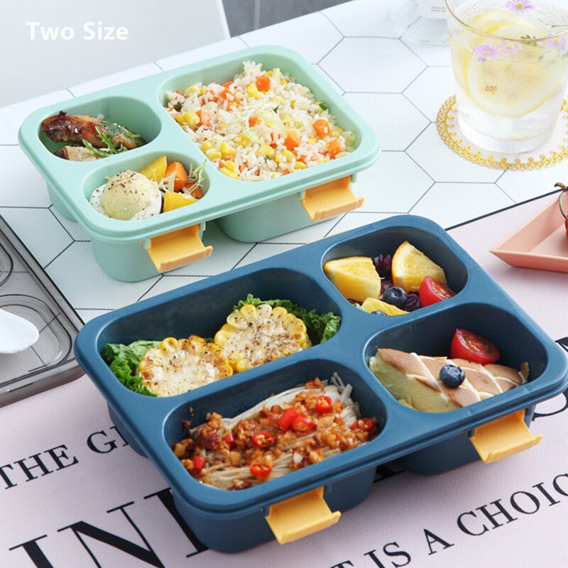 1300ml/850ml Healthy Plastic Lunch Box Snap Leak-P... – Grandado