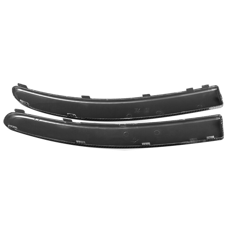 2X Carbon Fiber Look Car Front Bumper Lower Trim M... – Grandado