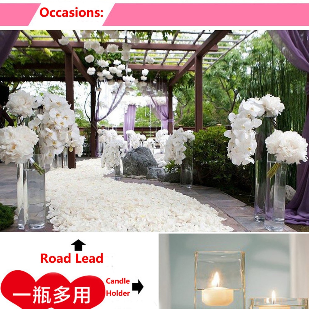 Acrylic Cylinder Vase Clear Round Plastic Wedding ... – Grandado