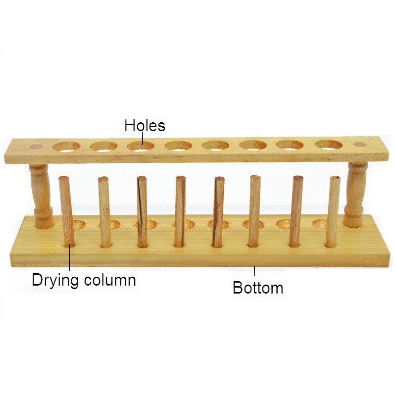 Wooden Drying Rack For Test Tubes Wooden Holder Su... – Vicedeal