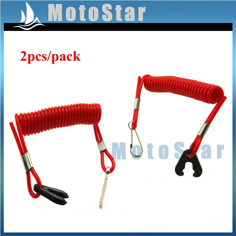 Red Safety Tether Lanyard Cord For Stop Kill Switc... – Grandado