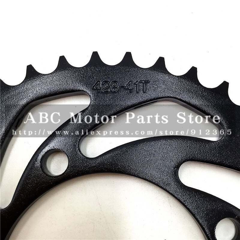 428 Keten tandwiel 41 tand 76mm center gat om fitt... – Grandado
