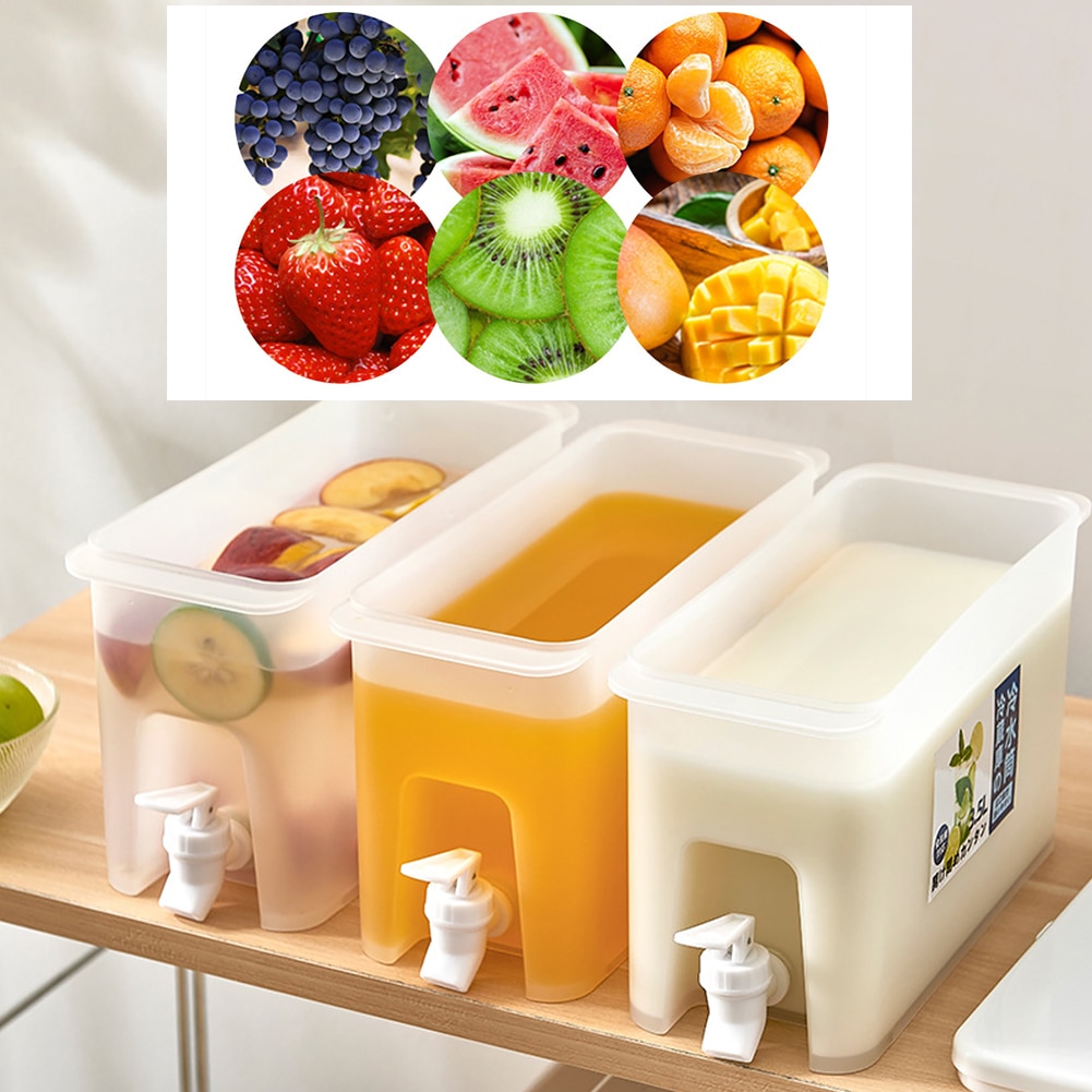 3500ml Water Pitcher Jug With Faucet Lemon Juice K... – Grandado