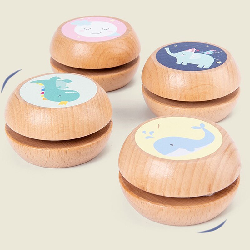 Animal Print Wooden Yoyo Toys Ladybug Toy Kids Yo-... – Vicedeal