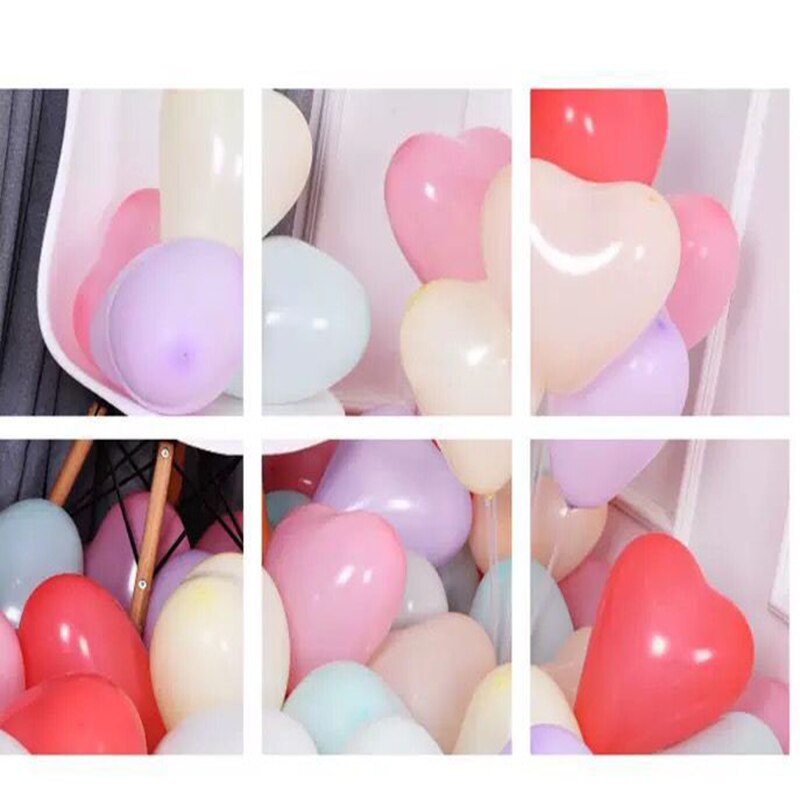Christmas Birthday Balloon Macaron Color Heart-Sha... – Grandado