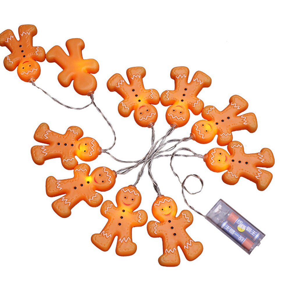 Christmas String light Xmas Gingerbread Men String... – Vicedeal