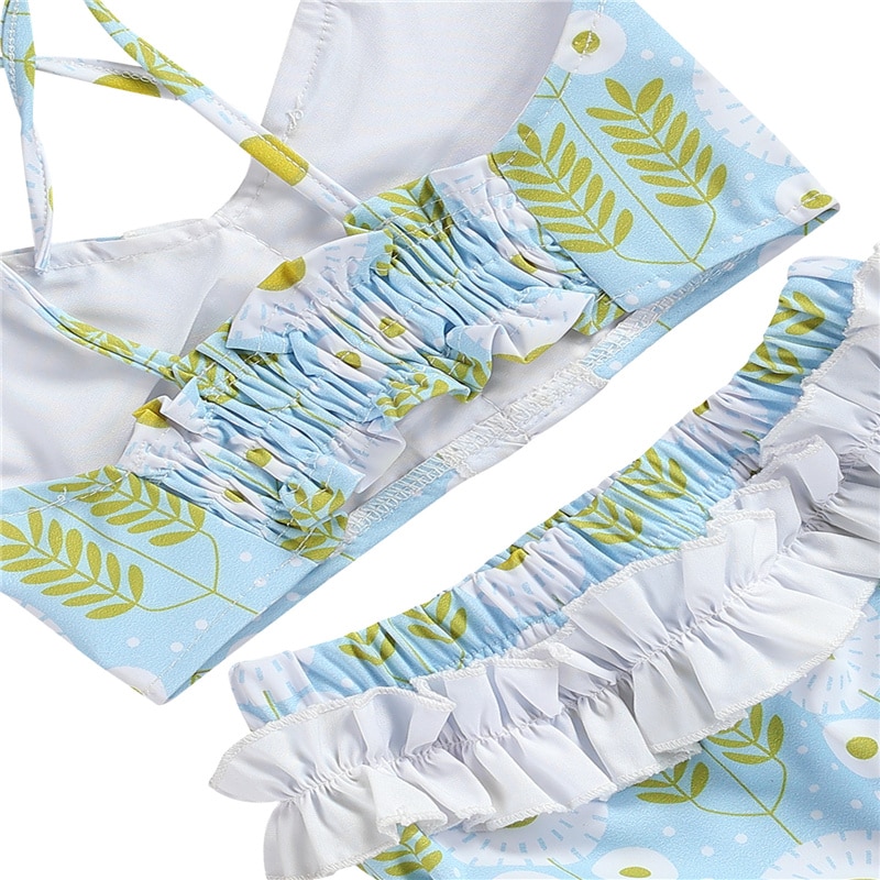 Meihuida Girls Two-piece Swimming Clothes Set Ligh... – Grandado