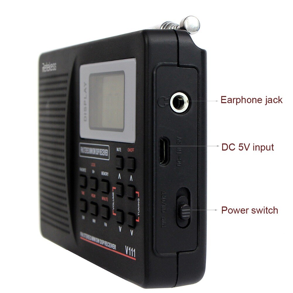 Retekess V111 Draagbare Fm Radio Dsp Fm Stereo/Mw/... – Vicedeal